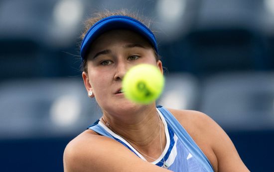 Russian Tennis Player Kamilla Rakhimova Action Editorial Stock Photo ...