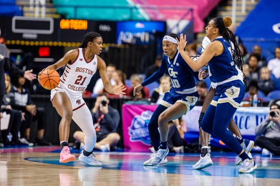 Boston College Eagles Guard Andrea Daley Editorial Stock Photo - Stock ...