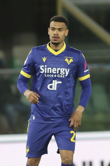 Cyril Ngonge Hellas Verona Fc During Editorial Stock Photo - Stock ...