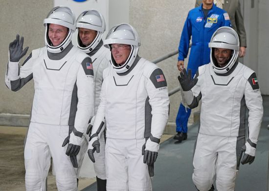 Spacex Nasa Crew6 Prepare Board Crew Editorial Stock Photo - Stock ...