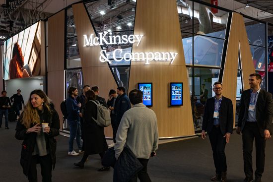 Mckinsey Company Stand On Day Three Editorial Stock Photo - Stock Image ...