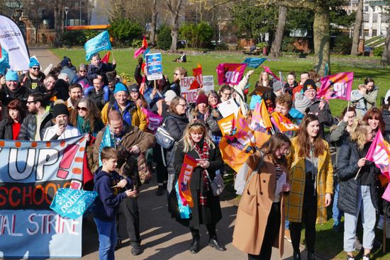 Members National Education Union Neu Met Editorial Stock Photo - Stock ...