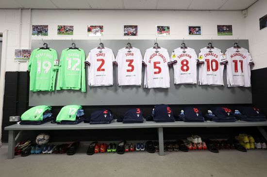 General View Bolton Wanderers Dressing Room Editorial Stock Photo ...