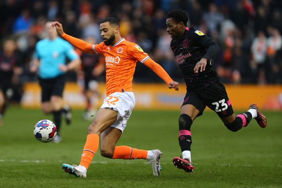 Cj Hamilton Blackpool Nathan Tella Burnley Editorial Stock Photo ...