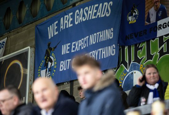 Bristol Rovers Flag Back Stand Editorial Stock Photo - Stock Image ...