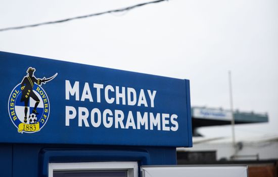 Matchday Programmes Kiosk Editorial Stock Photo - Stock Image ...