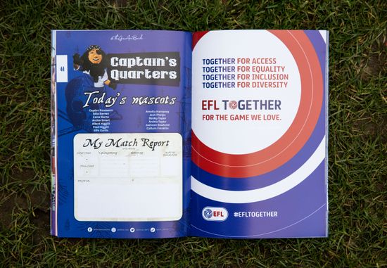 Efl Together Advert Match Day Programme Editorial Stock Photo - Stock ...