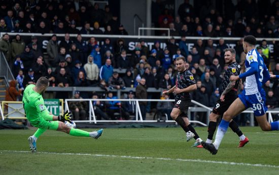 James Belshaw Goalkeeper Bristol Rovers Saves Editorial Stock Photo ...