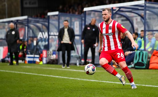 Pierce Sweeney Exeter City Editorial Stock Photo - Stock Image ...