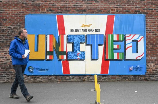 Carlisle United Artwork Outside Brunton Park Editorial Stock Photo ...