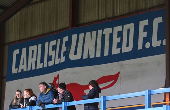 Giant Carlisle United Flag Brunton Park Editorial Stock Photo - Stock ...