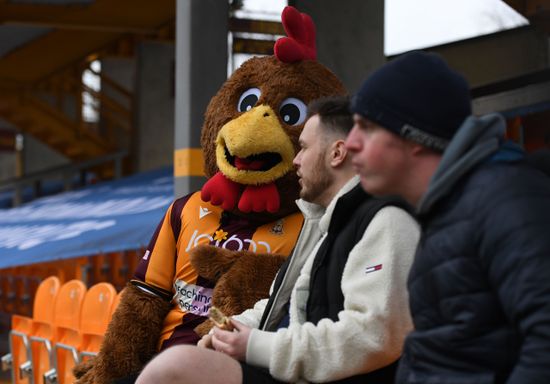 Bradford City Mascot Billy Bantam Chats Editorial Stock Photo - Stock ...