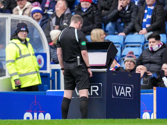Referee William Collum Views Var Screen Editorial Stock Photo - Stock ...