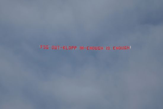 Plane Carrying Protest Banner Fsg Out Editorial Stock Photo - Stock ...