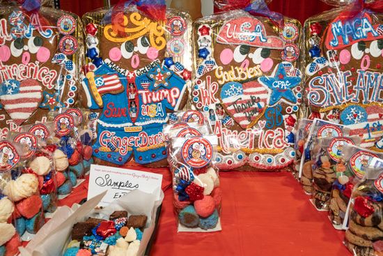 Vendors Conservative Themes Merchandize Seen On Editorial Stock Photo ...