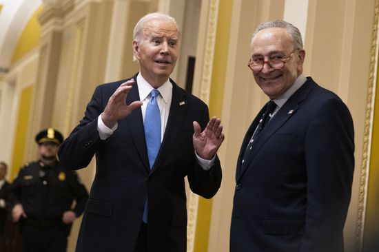 President Joe Biden Senate Majority Leader Editorial Stock Photo ...