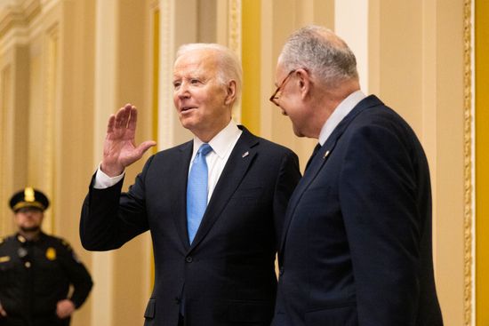 President Joe Biden Senate Majority Leader Editorial Stock Photo ...