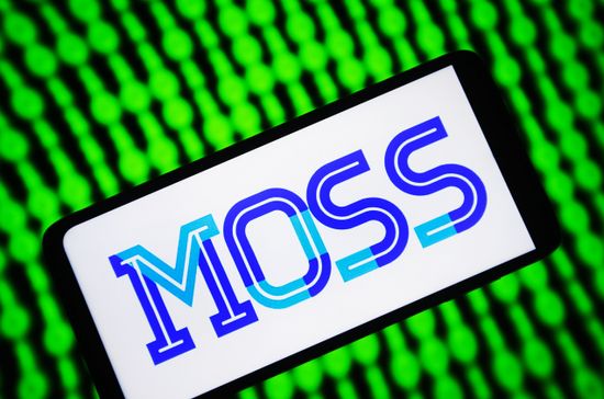 This Photo Illustration Moss Logo Ai Editorial Stock Photo - Stock ...