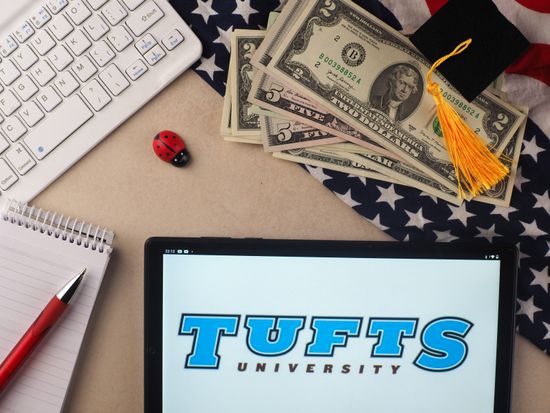 This Photo Illustration Tufts University Logo Editorial Stock Photo ...