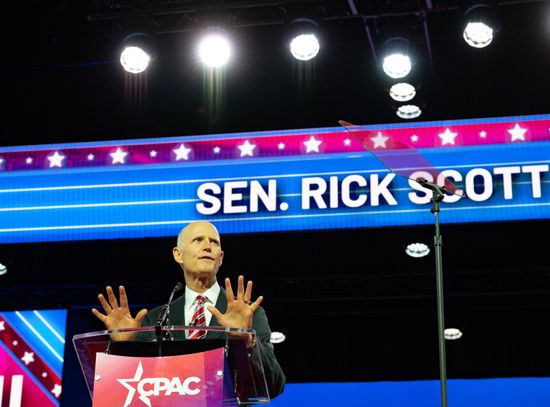 Senator Rick Scott Us Senator Fl Editorial Stock Photo - Stock Image ...
