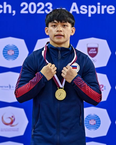Gold Medalist Carlos Edriel Yulo Philippines Editorial Stock Photo ...