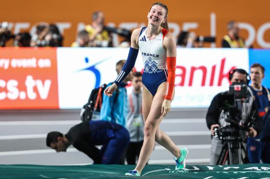 Margot Chevrier France Reacts After Competing Editorial Stock Photo ...