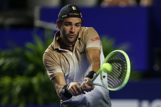 Matteo Berrettini Italy Hits Return During Editorial Stock Photo - Stock Image | Shutterstock