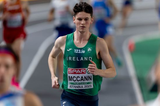 Mens 1500m Final Irelands Luke Mccann Editorial Stock Photo - Stock ...