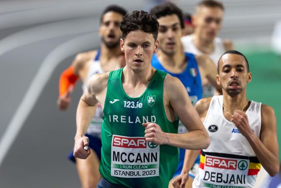 Mens 1500m Final Irelands Luke Mccann Editorial Stock Photo - Stock ...