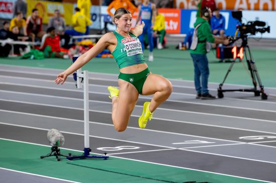 Irelands Kate Oconnor Competing Long Jump Editorial Stock Photo - Stock ...