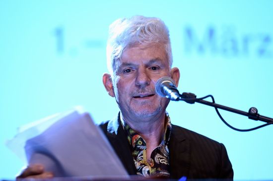Writer Musician Actor Heinz Strunk Reads Editorial Stock Photo - Stock ...