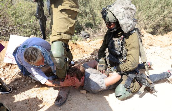 Israeli Security Forces Arrest Israeli Peace Editorial Stock Photo ...
