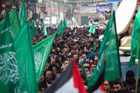 Hamas Supporters Stage Rally On March Editorial Stock Photo - Stock ...