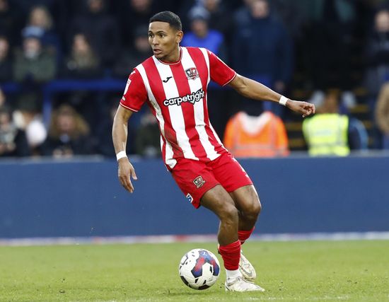 Exeter City Player Demetri Mitchell Ball Editorial Stock Photo - Stock ...