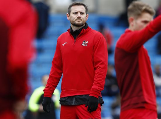 Exeter City Player Jonathan Grounds During Editorial Stock Photo ...