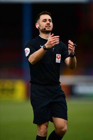 Referee Ben Atkinson During Vanarama National Editorial Stock Photo ...