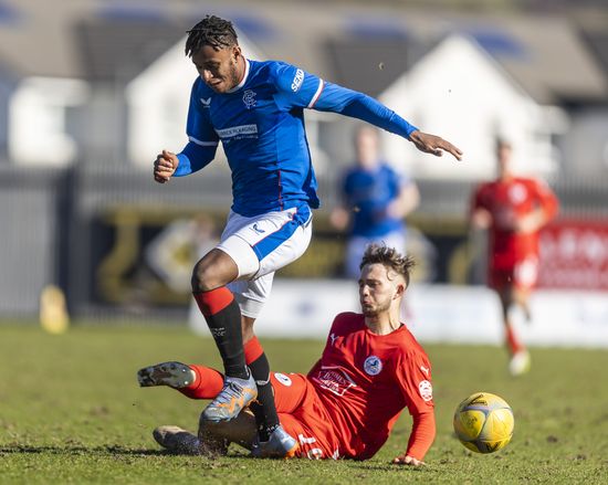 Rangers B Team Forward Zak Lovelace Editorial Stock Photo - Stock Image ...