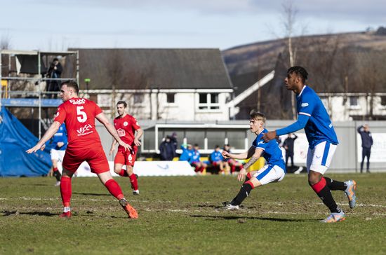 Rangers B Team Forward Ross Mccausland Editorial Stock Photo - Stock ...