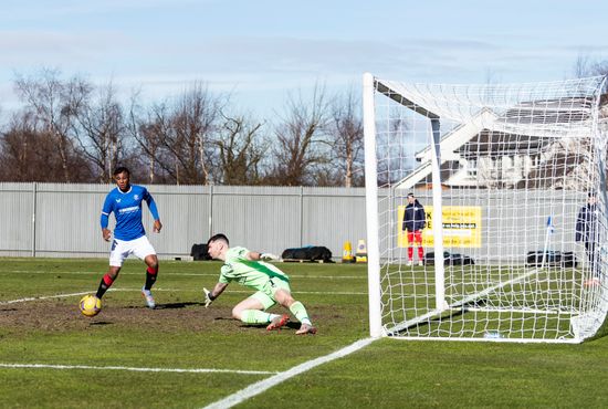 Rangers B Team Forward Zak Lovelace Editorial Stock Photo - Stock Image ...