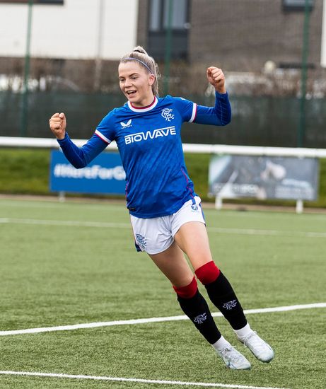 Rangers Womens Forward Brogan Hay Celebrates Editorial Stock Photo ...