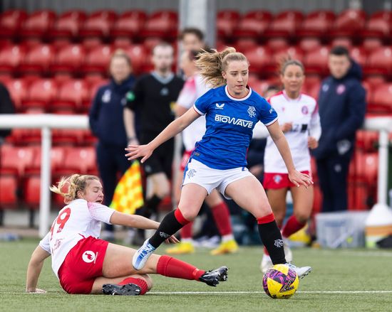 Rangers Womens Midfielder Kirsty Maclean Action Editorial Stock Photo ...