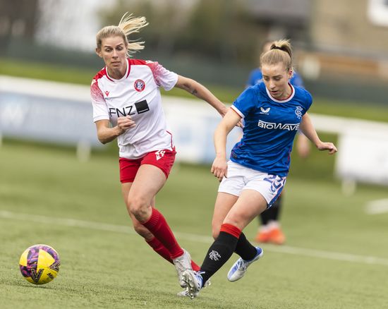 Rangers Womens Midfielder Kirsty Maclean Action Editorial Stock Photo ...