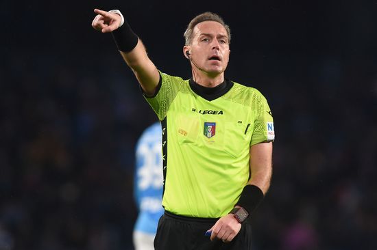 Referee Luca Pairetto During Serie Tim Editorial Stock Photo - Stock ...