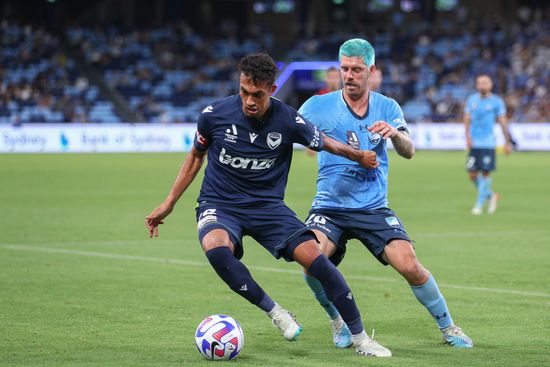 Connor Chapman Melbourne Victory Holds Off Editorial Stock Photo ...