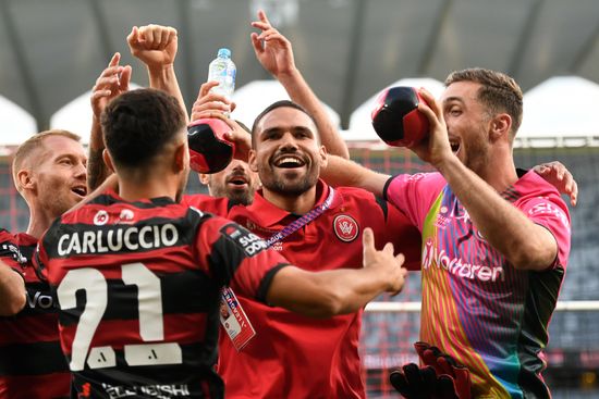 Tate Russell Western Sydney Wanderers Celebrates Editorial Stock Photo ...