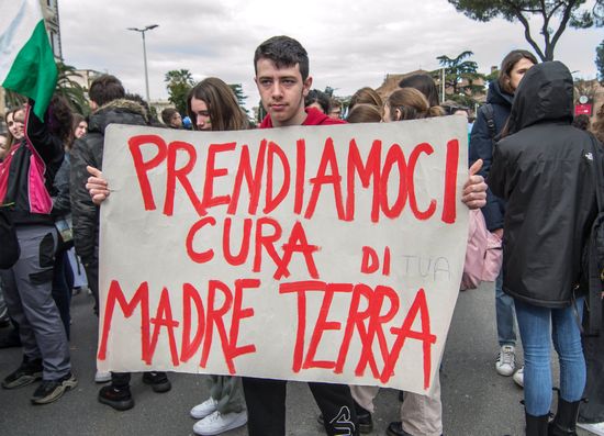 Friday Future Demonstration Rome More Than Editorial Stock Photo ...