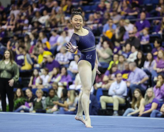Cals Andi Li Performs Her Floor Editorial Stock Photo - Stock Image ...