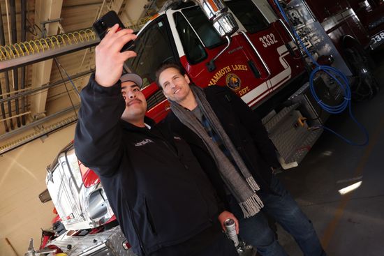 Peter Facinelli Mammoth Lakes Fire Department Editorial Stock Photo ...