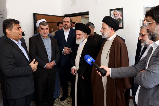 Iranian President Ebrahim Raisi Attends Inauguration Editorial Stock ...