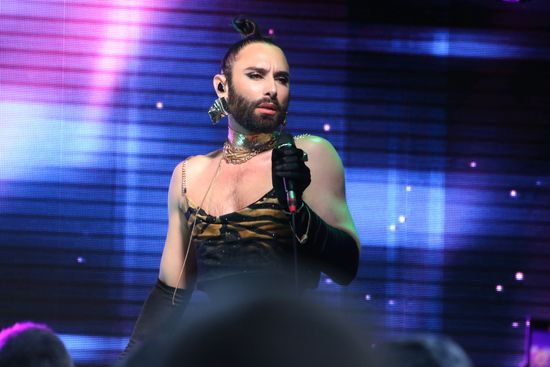 Austrian Singer Drag Queen Thomas Neuwirth Editorial Stock Photo ...